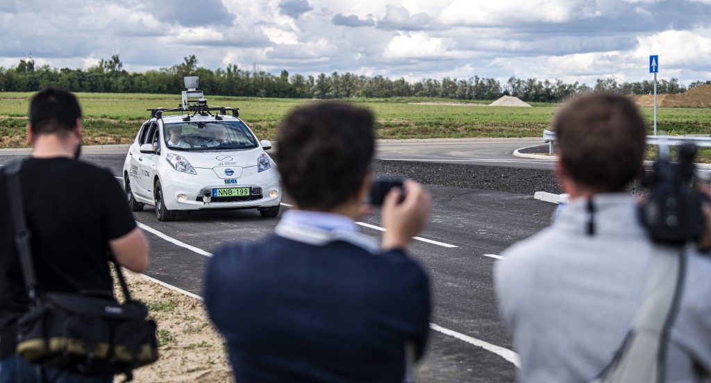 Self-driving vehicle test track opens in Hungary - Photos ...