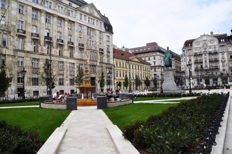 A beautiful square inaugurated in Budapest city centre - Daily News Hungary