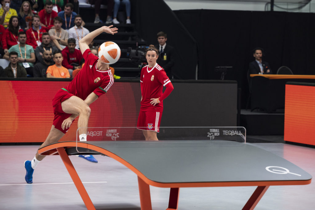 Hungarian golden rain at the Teqball Championships in Budapest – Photos ...