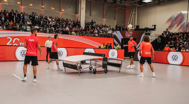 Hungarian golden rain at the Teqball Championships in Budapest – Photos ...