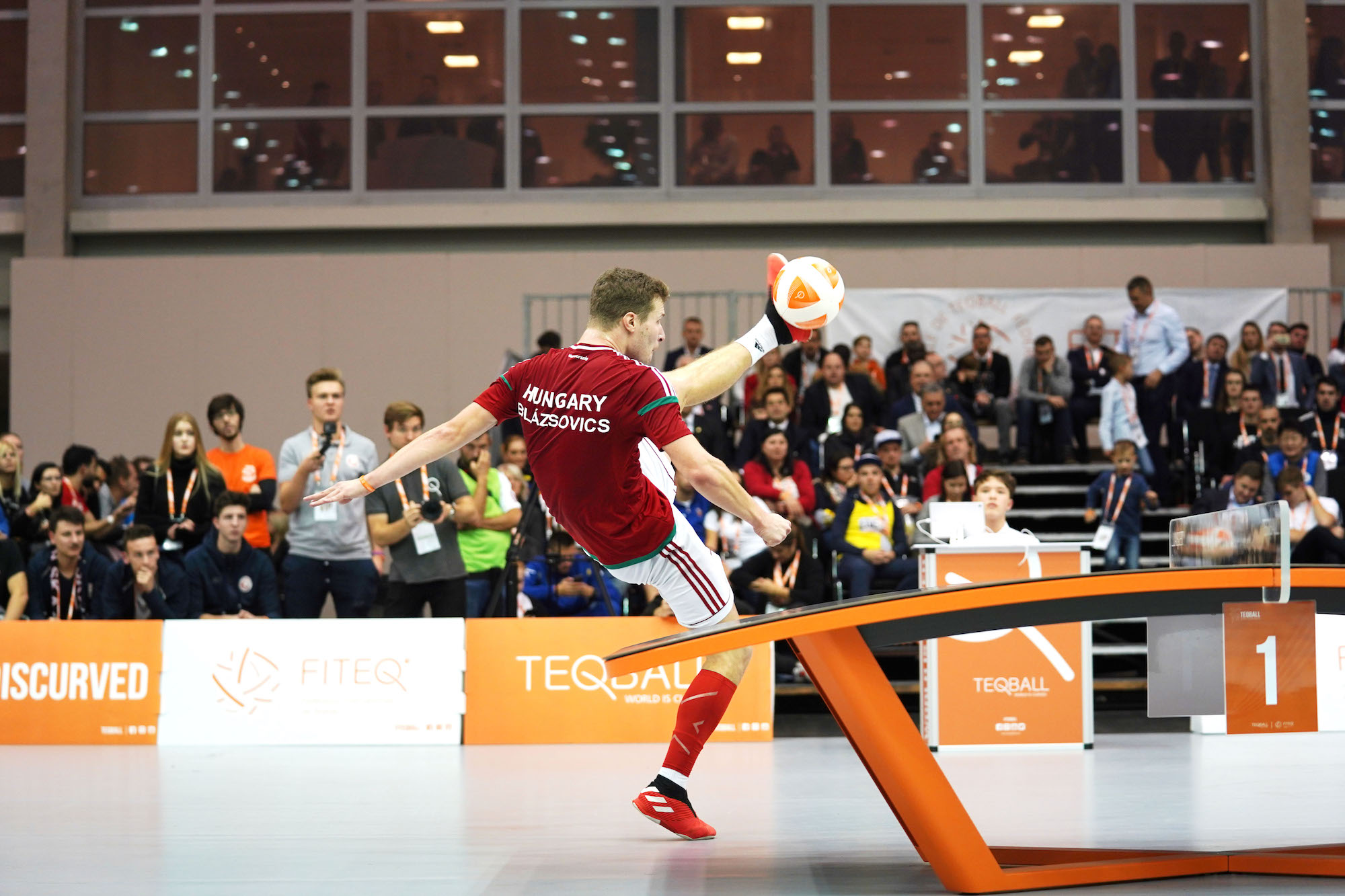 Hungarian golden rain at the Teqball Championships in Budapest – Photos ...