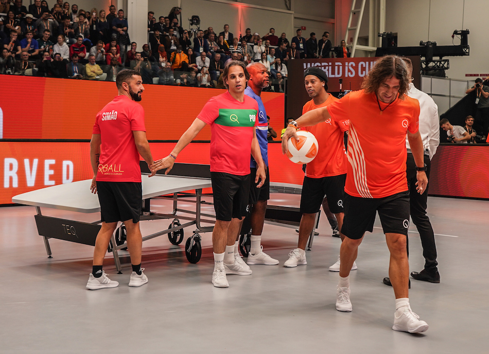 Hungarian golden rain at the Teqball Championships in Budapest – Photos ...