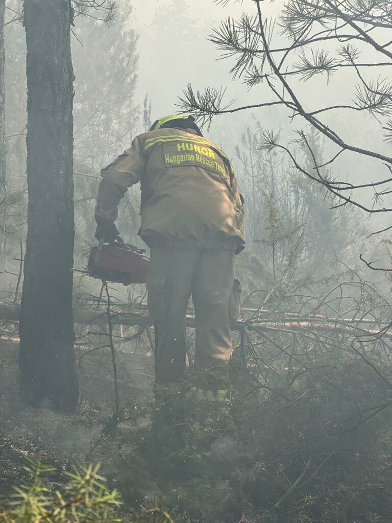 Hungarian firefighters join action in North Macedonia wildfires ...