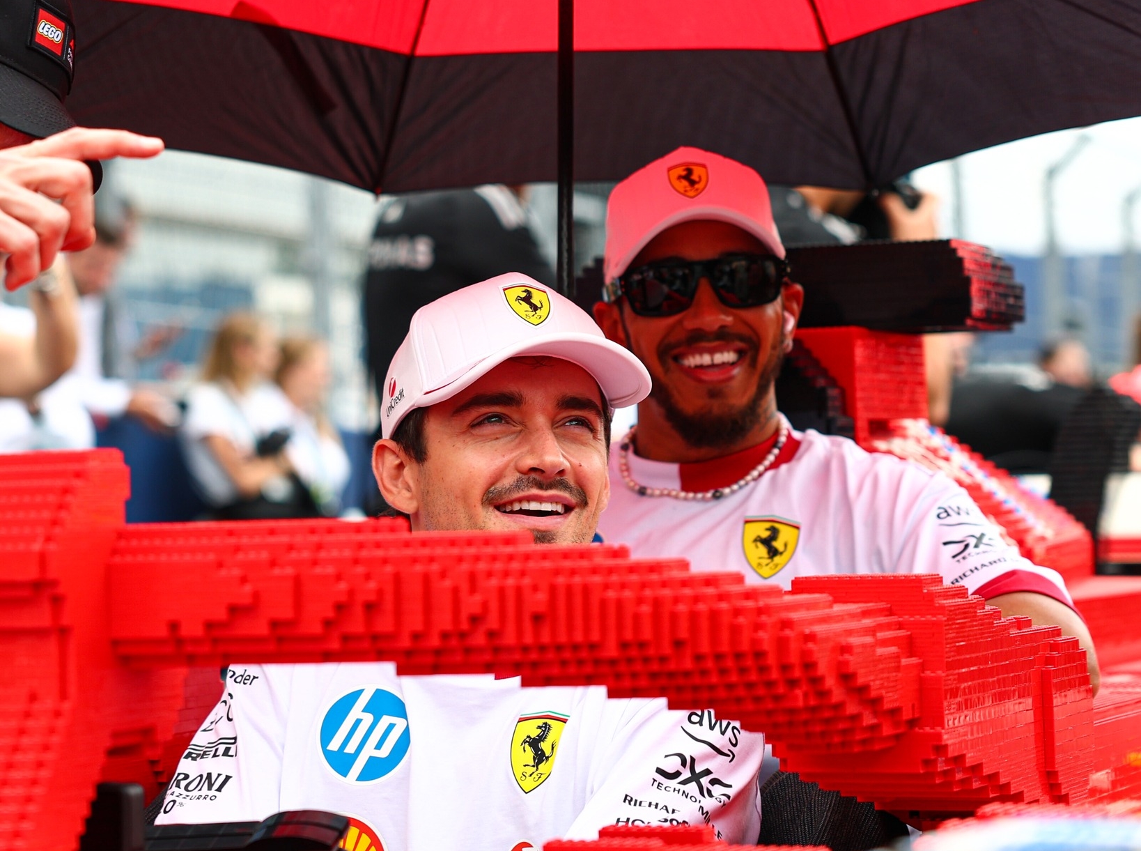 PHOTOS: Life-size LEGO F1 car on display in Budapest - you can try it ...